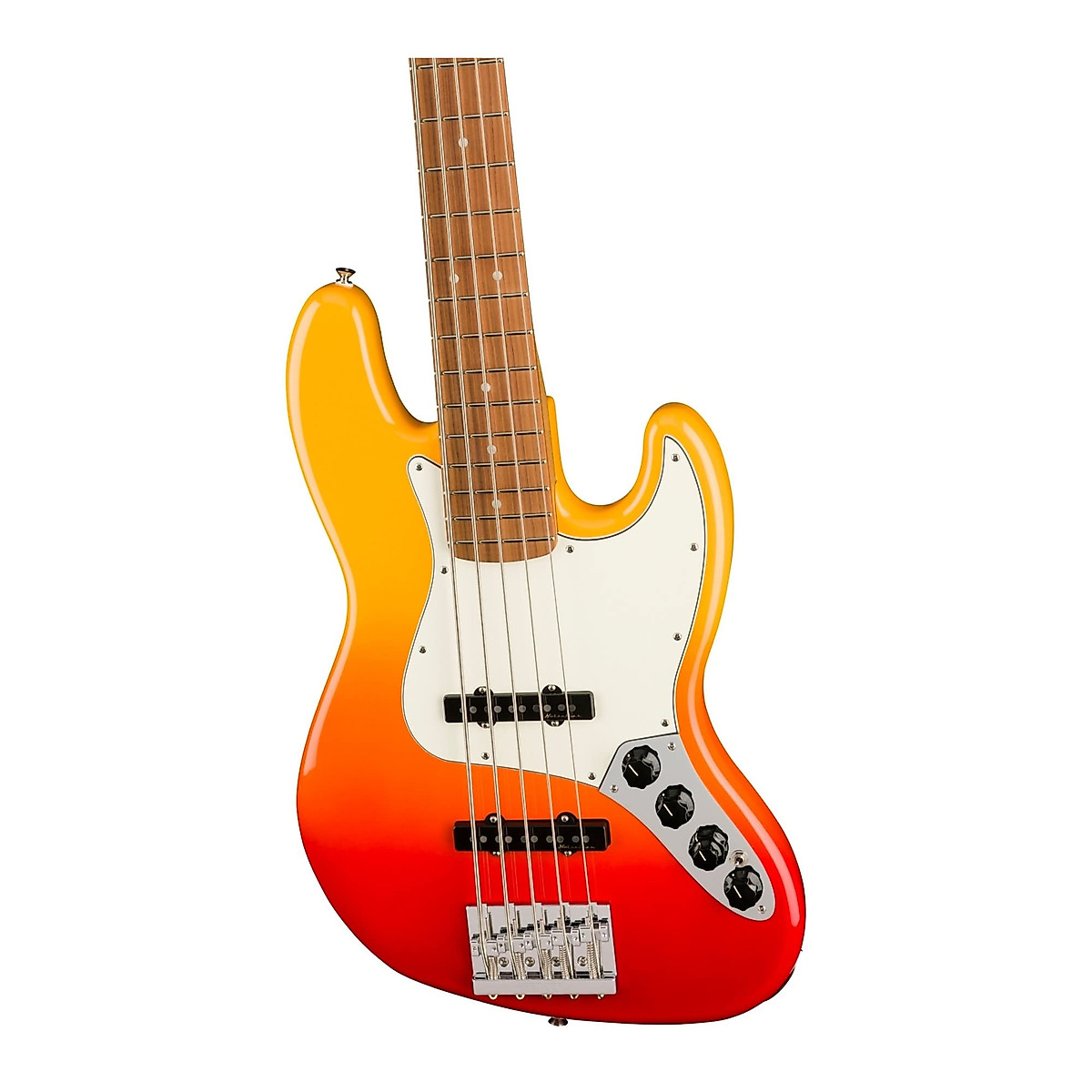 Fender Player Plus 5-String Jazz Bass, Tequila Sunrise, Pau Ferro Fingerboard