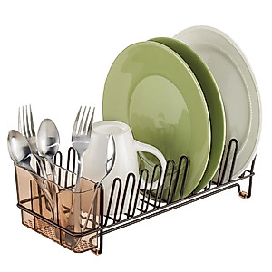 mDesign Large Plastic Food Packet Organizer Caddy, Fridge or Freezer - Storage for Kitchen, Pantry, Cabinet, Countertop - Spice Pouches, Dressing Mixes, Hot Chocolate, Rice, Seasoning; 2 Pack - Clear