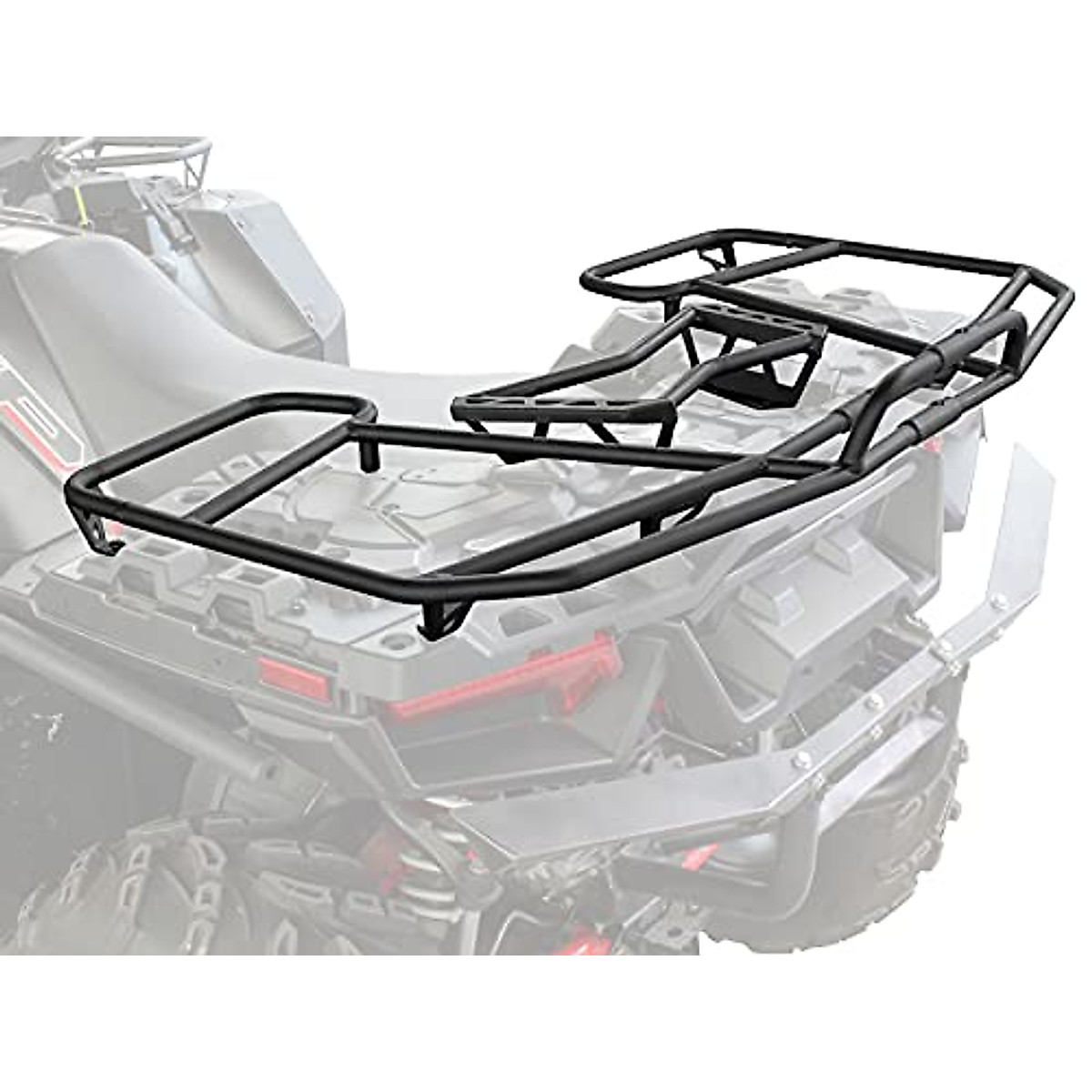 LDETXY Rear Steel Rack Extender for Sportsman 2017-2023, Rear Cargo Storage Extender Cargo Box Rack Rear Storage Bin Rack for 2017-2023 Polaris Sportsman 850 / XP 1000 Accessories (Replace #2883258)