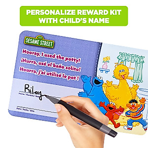 Sesame Street Potty Training Stickers Rewards Kit for Kids Learning to Use The Toilet, Multicolor, 2 Piece