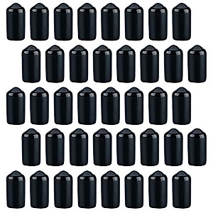 150 Pack Liquor Bottle Covers, Bottle Caps, Spout Covers, Spot Pourers- Black