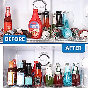 Utopia Home Pantry Organizer Bins (Pack of 4) - Stackable Storage Bins for Kitchen, Cabinets, Countertops, Bathrooms, Offices & More - Pantry Organization and Storage - Open Front Storage Bins (Clear)