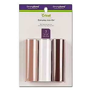 Raspberry Cricut Easy Press Mini with Everyday Iron On Bundle, Heat Press Machine for HTV Sublimation, Perfect for Personalized Gifts DIY Projects, Easy to Weed Heat Transfer Vinyl, Convenient Size