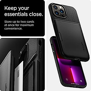 Spigen Slim Armor CS Designed for iPhone 13 Pro Case (2021) - Black
