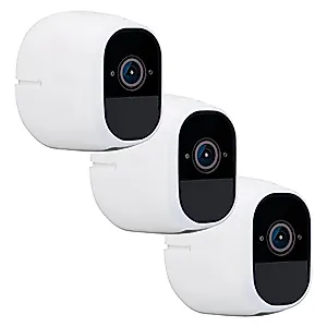 Batmax Set of 3 Silicone Skins for Arlo Pro and Arlo Pro 2 Wire-Free Cameras Covers Protection in Black VMA4200C White