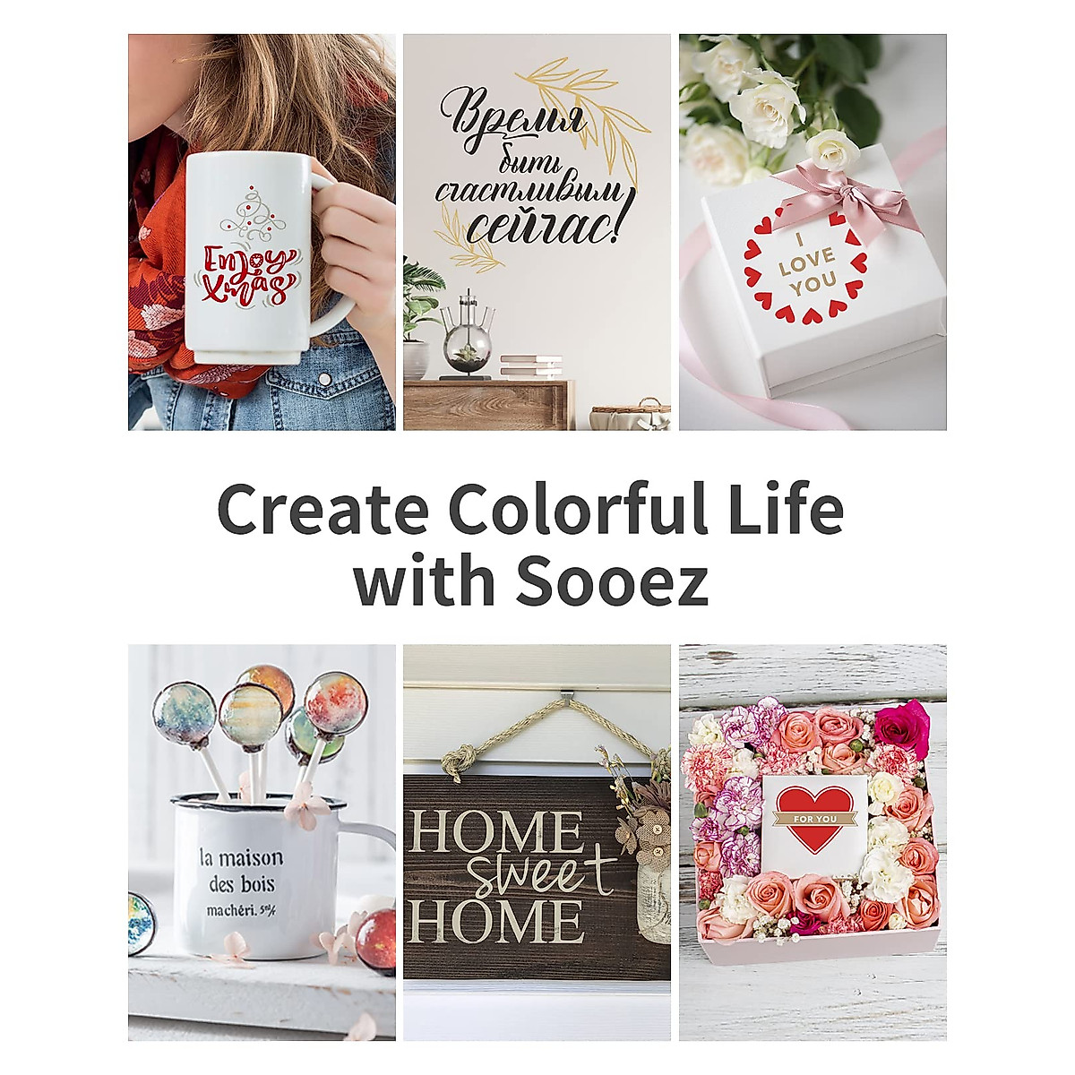 Black Permanent Vinyl - 15 Sheets Glossy Black Adhesive Vinyl 12"x11.8", Black Vinyl for Cricut Permanent Adhesive Vinyl Sheets for Home Decor Car Decal, Glossy & Waterproof Vinyl Paper for Cricut