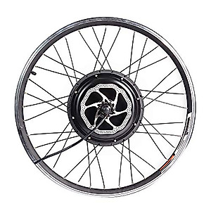 CSCbike MTB E-Bike Conversion Kit 36V 48V Mountain Electric Bicycle Rear Wheel Conversion Parts with SW900 Display Controller PAS Brake Lever(48v1500w, 29in(700c))