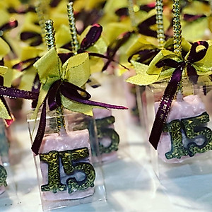 SLShePack 24PCS Rice Krispie Treat Boxes with Hole Cakesickle Boxes Candy Boxes Treat Boxes Party Favors Boxes candy Boxes (3.5"x 2.4"x 1.38")