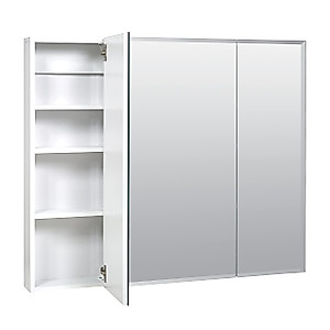 Zenith M36, Beveled Tri-View Medicine Cabinet, Frameless