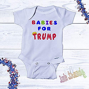 Ink Trendz Babies for Trump Onesie®, Trump Baby Onesie®,Trump Baby Unisex Shirts, MAGA Baby Shirts Trump
