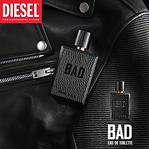 Diesel Bad Eau de Toilette Spray Cologne for Men, 3.4 Fl. Oz.