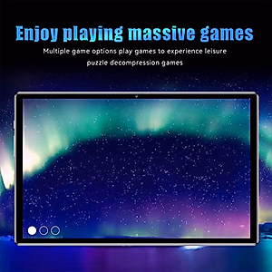 VINGVO Tablet, 5GWIFI Octa Core CPU Front 800W Rear 1600W 1080P FHD 100‑240V 10.1in Tablet for Office (US Plug)