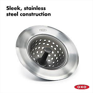 OXO Good Grips Silicone Sink Strainer, Black