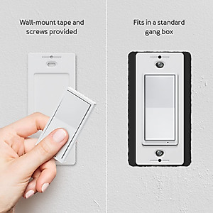 Zwave Wireless dimmer Switch, Aeotec WallMote 7, Remote Control/Scene Controller, Battery Powered, Z-Wave hub Required, Z-Wave Plus, illumino