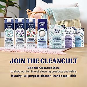 Ultra Concentrated Liquid Laundry Detergent Soap, 192 loads (96 oz), Long Lasting Scent, 90% Less Plastic, No Harsh Chemicals, Juniper Sandalwood, Defeats Stains & Odors, HE/Standard Compatible