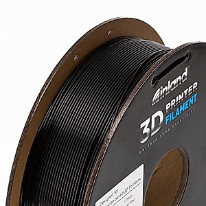 INLAND Micro Center PLA+ 3D Printing Filament 1.75mm - PLA Plus 3D Printer Filament - PLA Pro Dimensional Accuracy +/- 0.03 mm - 1kg Cardboard Spool (2.2 lbs) (1 Pack Black, 1.75mm)