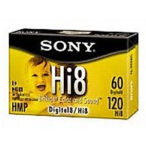 Sony Hi8 Camcorder 8mm Cassettes 120 Minute (3-Pack)