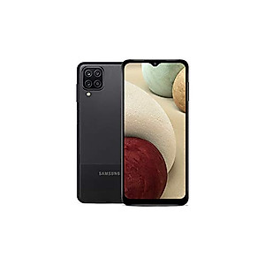 SAMSUNG Galaxy A12 Black, 64GB, 4 GB Ram, 5,000 Battery, 6.5 inches Display, 48 Camera, Factory Unlocked 4G