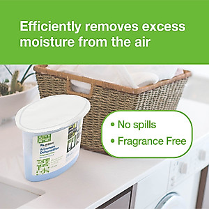 airBOSS Anywhere Dehumidifier, Fights Mildew and Odors, Fragrance Free, No Spills, 10.6 oz, Pack of 6