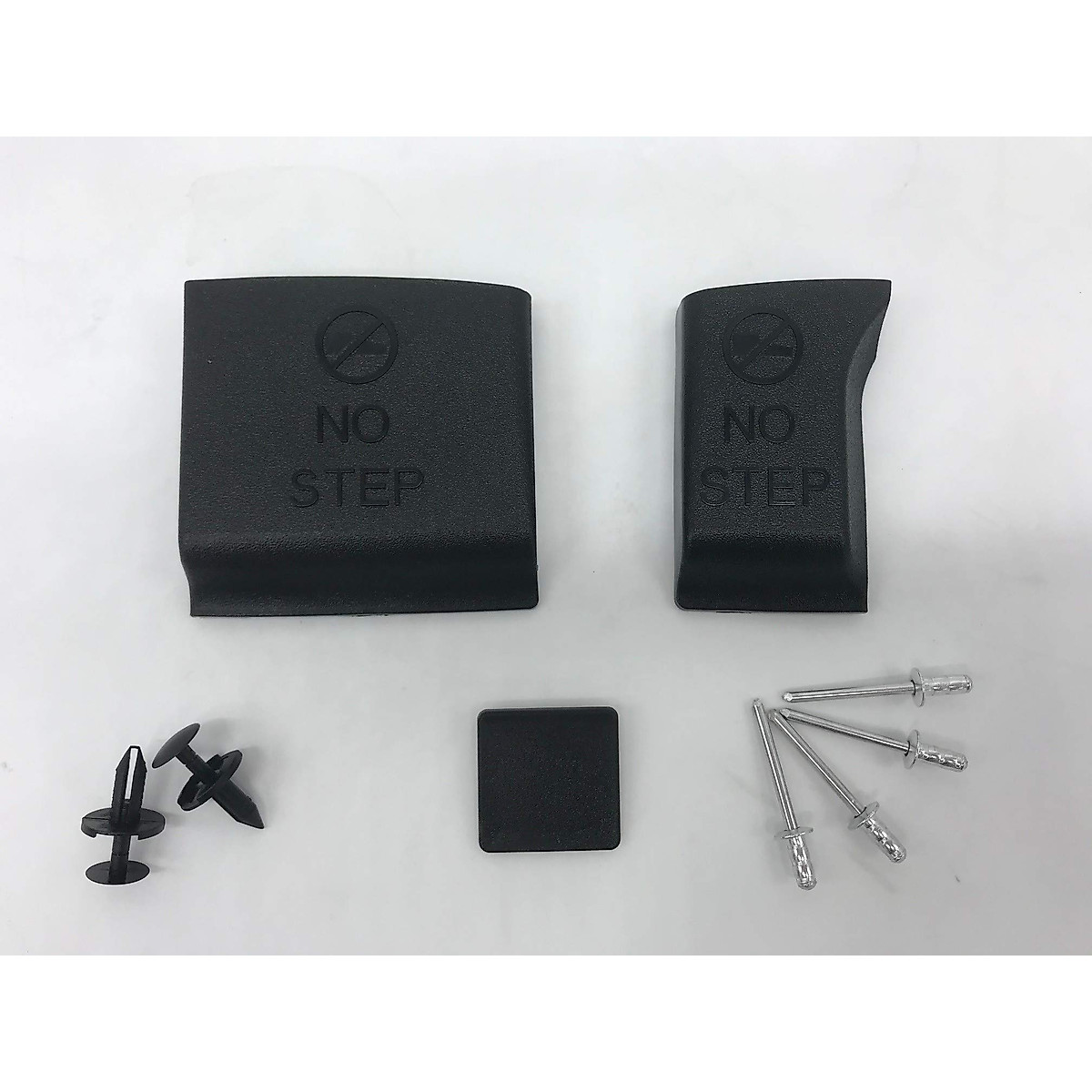 Roane Concepts Tailgate Molding Compatible for 2017 2018 2019 2020 Ford F250 Super Duty / F350 Super Duty w Flex Step Models; Center Piece; Step Pad Trim Kit; Truck Spoiler Protector Cover OE Style