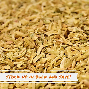 Gourmet Dried Chopped Onion by It’s Delish, 2 LBS Bulk - Premium, No Preservatives, All Natural Dehydrated Onions Flakes, Certified Kosher