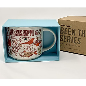 Starbucks MISSISSIPPI BEEN THERE SERIES ACROSS THE GLOBE COLLECTION Ceramic Coffee Mug