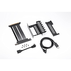 CableMod Vertical PCI-e Bracket PCI-e 4.0 Edition (Black, HDMI + DisplayPort)