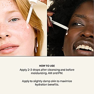 Cocokind Ceramide Serum, Hydrating Serum for Face, Skin Barrier Repair Face Serum with Ceramides, Ceramide Moisturizer and Lactic Acid Serum