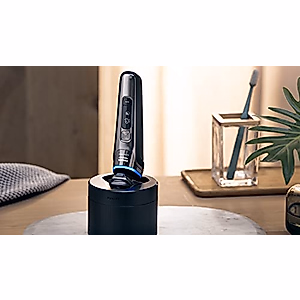 Philips Norelco 9800 Rechargeable Wet & Dry Electric Shaver with Quick Clean, Travel Case, Pop up Trimmer, Charging Stand, S9987/85