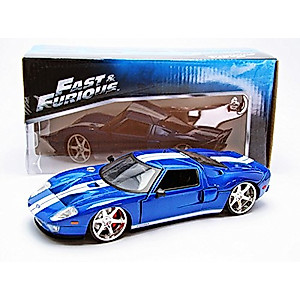 Fast & Furious 1:24 2005 Ford GT Die-cast Car, Toys for Kids and Adults