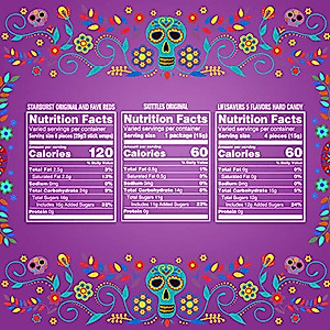 SKITTLES, STARBURST Original, STARBURST Fave Reds, & LIFE SAVERS Gummies Halloween Candy Mix, 44.07 oz. 150-Piece Bag