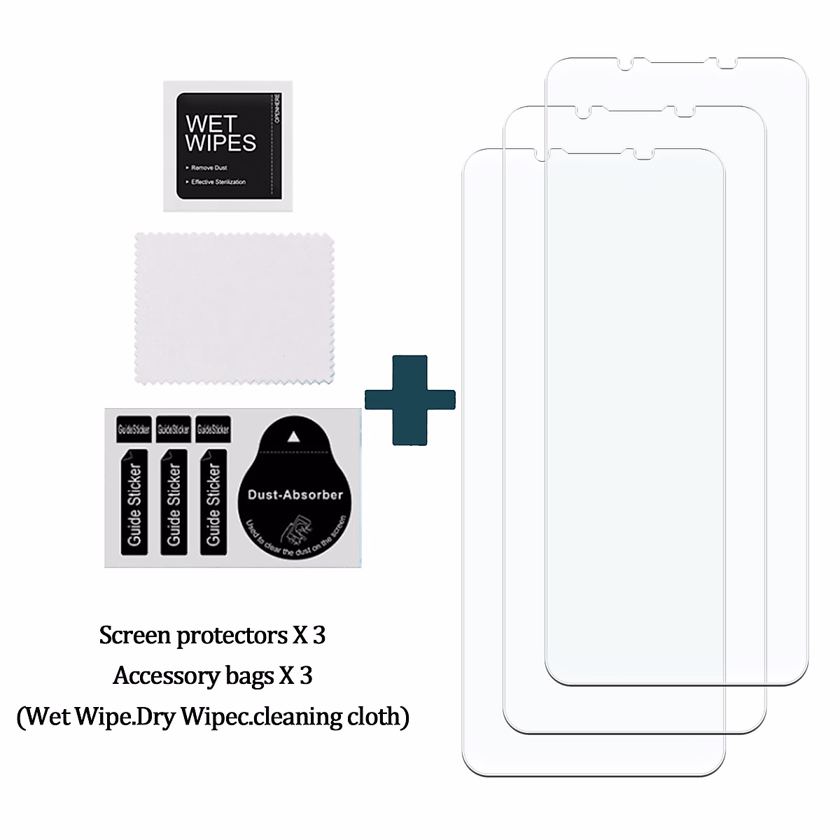 LCTONG (3 Pack) 9H Hardness Screen Protector for Sony Xperia 1 III- Bubble Free- Scratch Resistant- Easy to Install, Tempered Glass Screen Protector Compatible Sony Xperia 1 III