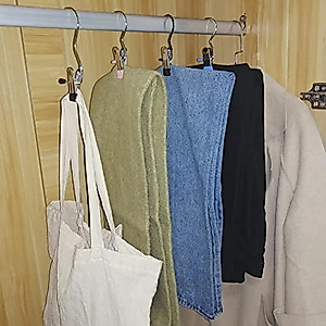 uxcell Laundry Clips with Hook, Metal Boot Hangers Chrome Plated Pink 114mm, 12 Pcs