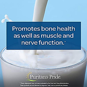 Puritan's Pride Absorbable Calcium with Vitamin D 3 1000iu Softgels, 1200 mg, 200 Count