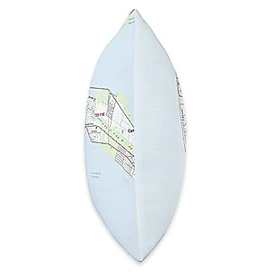 Anna Maria Island City Atlas Bradenton Beach FL Map (2018) Throw Pillow, 18x18, Multicolor