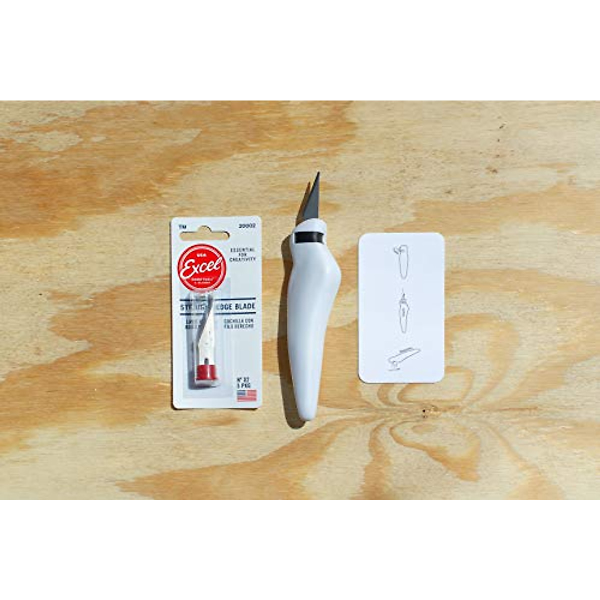 ErgoKiwi 2.0 Exacto Knife + 5 Pack of Excel Blades