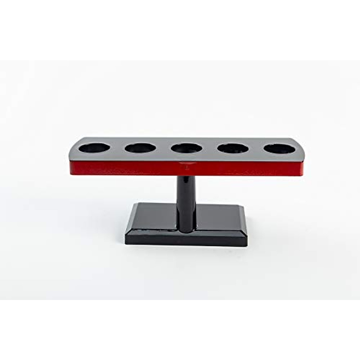 ASIAN HOME Japanese Style Temaki Sushi Roll Holder with Five Compartments Holes, Kitchen Dining Decor Display Stand, Restaurant Supply Serveware (9.4" x 3.25" x 3.6")