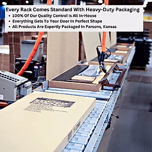 Woodhaven Pioneer 4' Firewood Rack with Cover - Black - Steel Outdoor Log Holder With Cover - Made In The USA - Powder Coat Finish