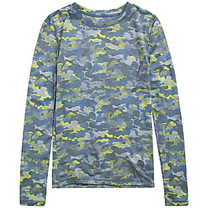 Eddie Bauer Thermal Underwear For Kids - 2 Piece Performance Base Layer Underwear Set For Boys and Girls (5-16), Size 7-8, Lime Green