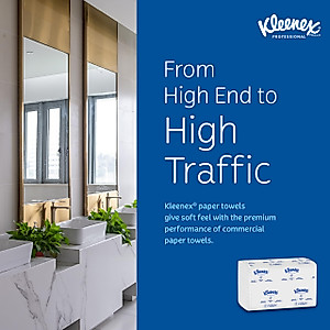 Kleenex Multifold Paper Towels (01890), White, 16 Packs / Case, 150 Tri Fold Paper Towels / Pack, 2,400 Towels / Case