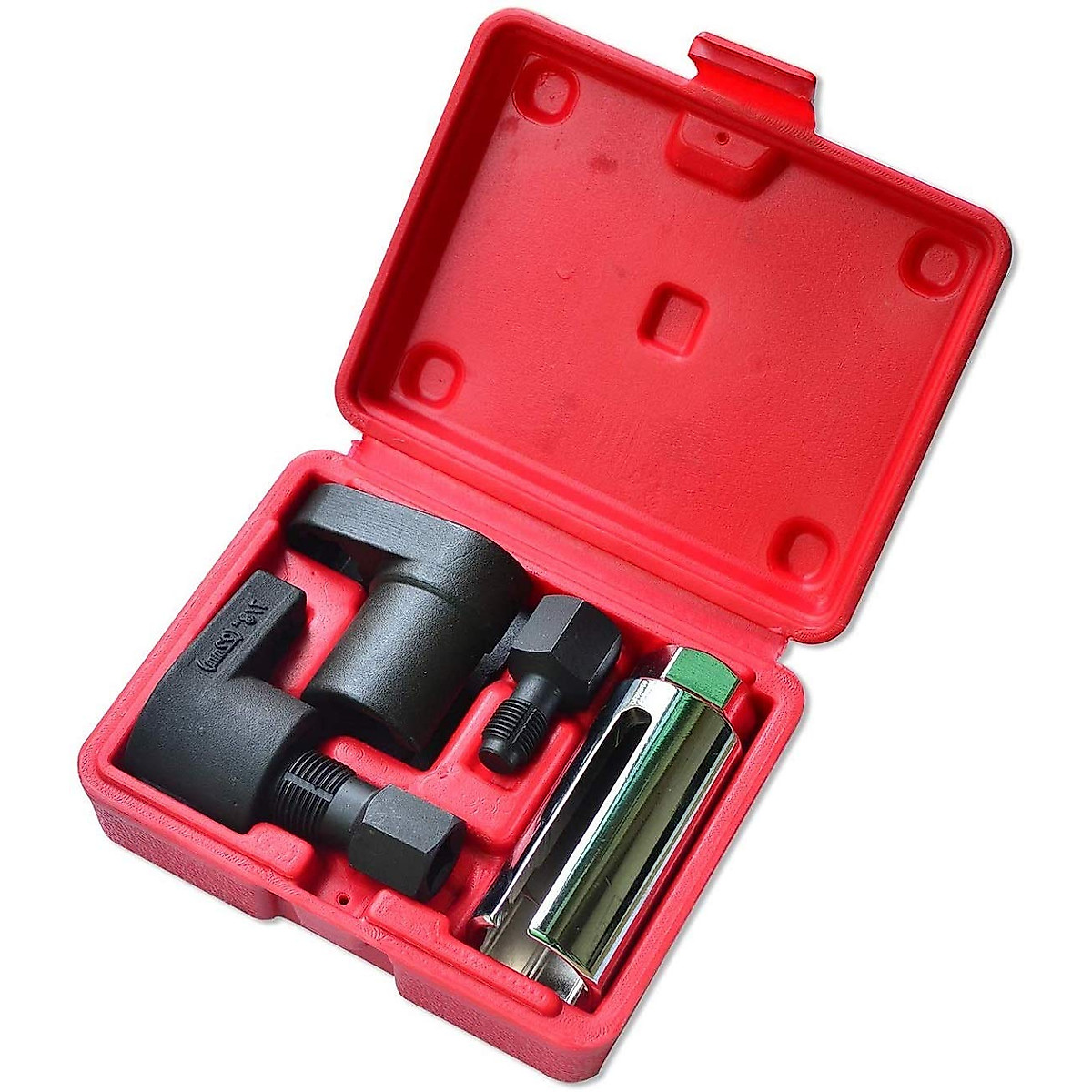 Lucky Seven Oxygen Sensor Socket Wrench Remover Tool and Thread Chaser Set-5 Pcs, 02 Oxygen Sensor Socket Offset Wrench Remover Tool,A7841F-FBA +Thread Chaser