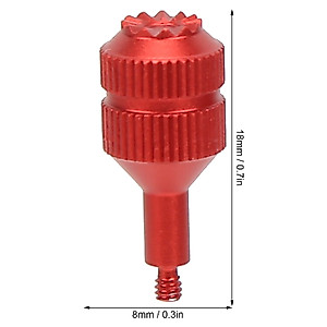 01 02 015 FPV Drone Controller Joysticks, Lightweight Aluminum Controller Joysticks Aluminium Alloy for Model Airplane Accessories for Metal Joystick Protector(red)