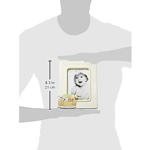 Precious Moments Overflowing with Love Noah's Ark Ceramic 4x6 Nursery Décor Photo Frame 173431