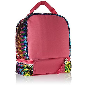 UPD Owl Dual Compartment Lunch Bag 9 x 7.5 x 5, Multicolor