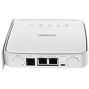 Router Alcatel Link Hub 4G LTE Unlocked Worldwide HH41NH Multibam 150 Mbps Wi-Fi (4G LTE USA Latin Caribbean Euro Asia Africa) + RJ45 Up to 32 Users HH41NH-2BTGMXA-1