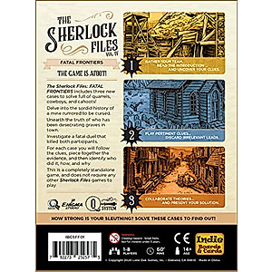 Indie Boards and Cards Sherlock Files vol 4 Fatal Frontiers , Brown