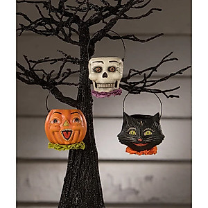 Bethany Lowe Designs - Pumpkin Bucket Ornament Mini - TJ2317