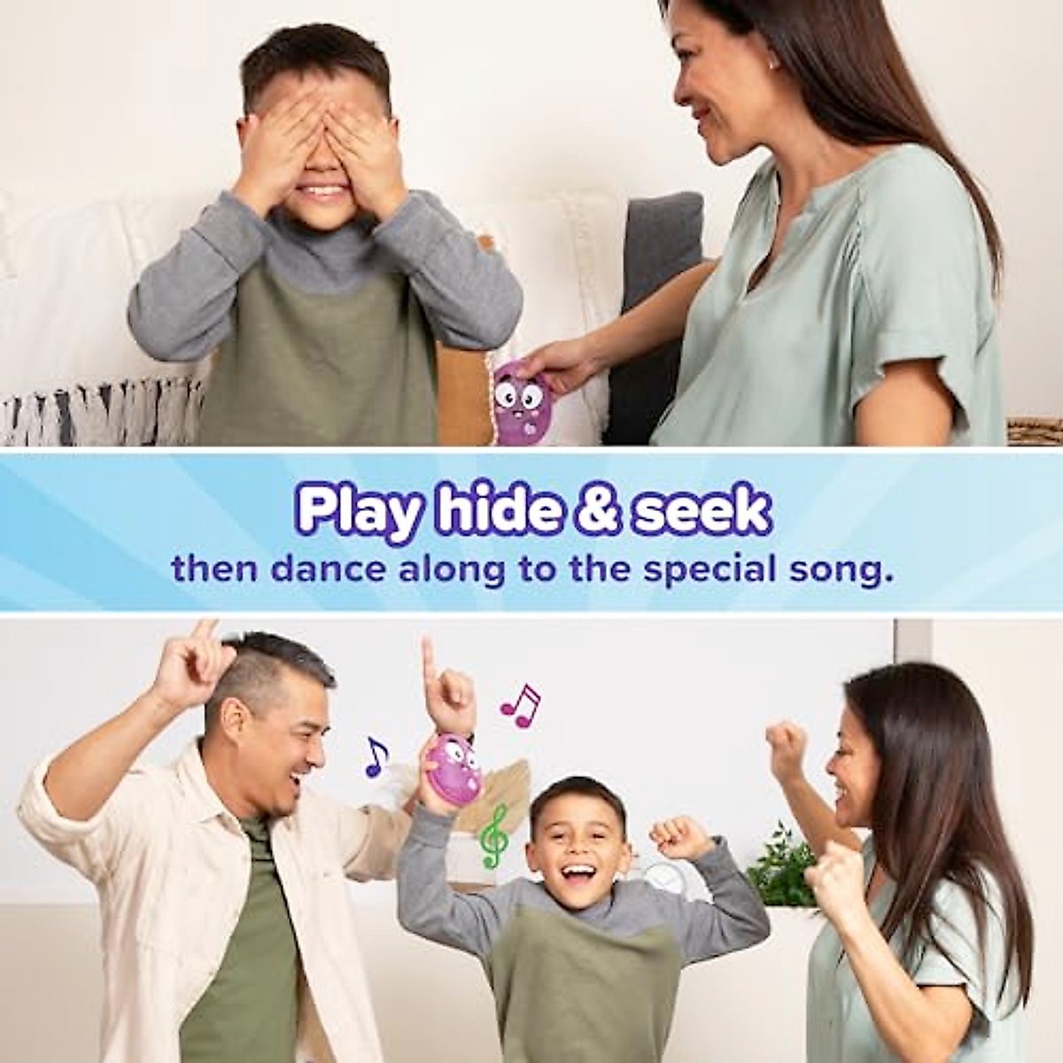 Eggcellent By Relatable, The Kid-Friendly Hide & Seek Game, Silly Poopy Hide & Seek Easter Eggs Toddler Toys, Includes 1 Eggcellent Light-Up Toy That Sings, Great Easter Basket Stuffers for Toddler
