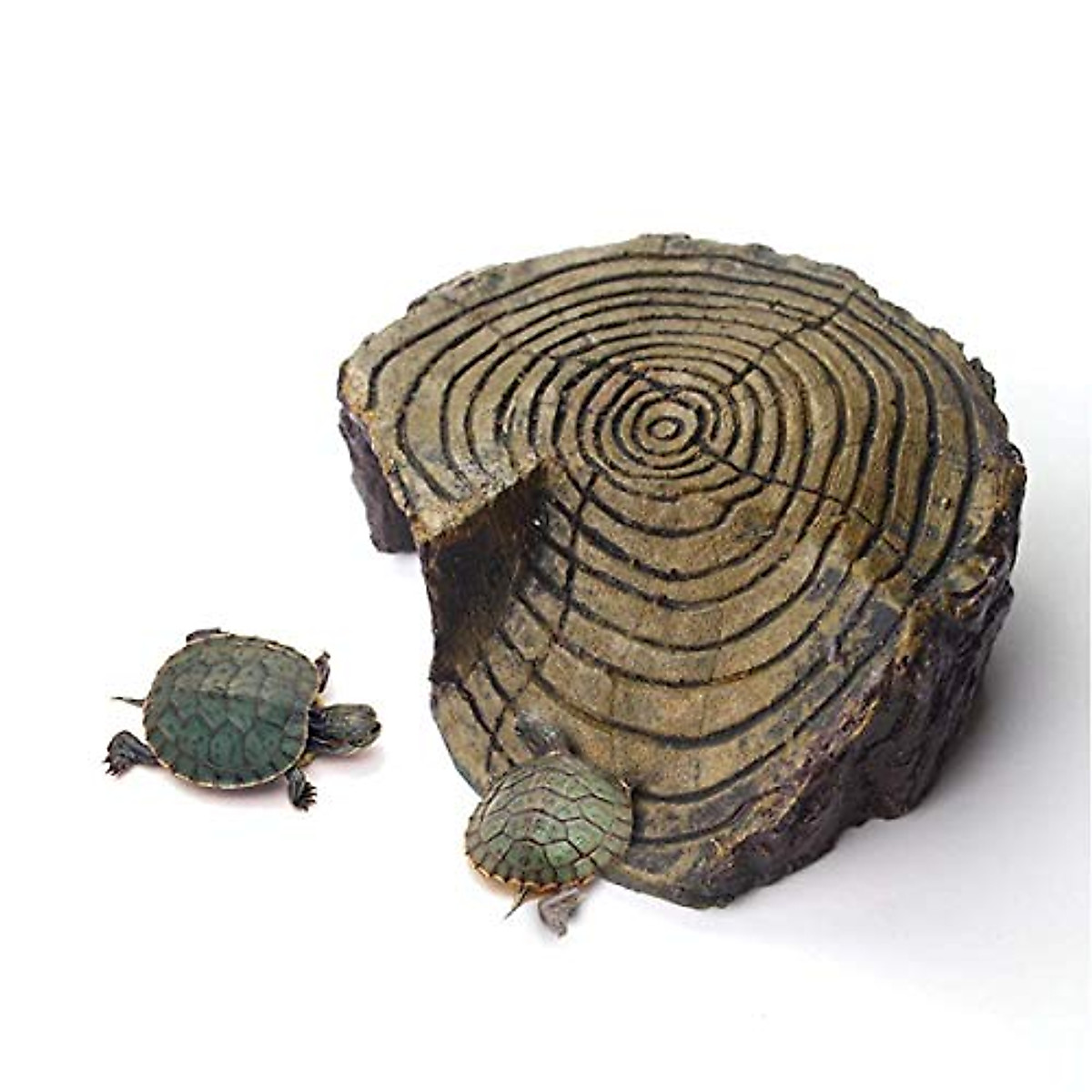 Saim Turtle Basking Ramp,Aquarium Decor Basking Platform Ramp for Small Turtle