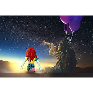 illuOKey Sally Plush Doll, Nightmare Moon Plush of Sally, Premium Animated Stuffed Doll Nightmare Before Christmas Toys Inspired, Cute Sally Baby Doll for Pumpkin King Plush Collectors, 20-inch